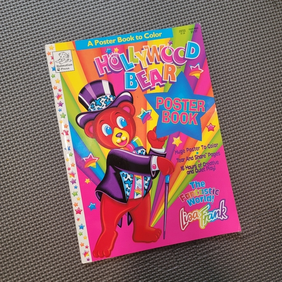 Lisa Frank | Office | 996 Lisa Frank Hollywood Bear Coloring Book ...